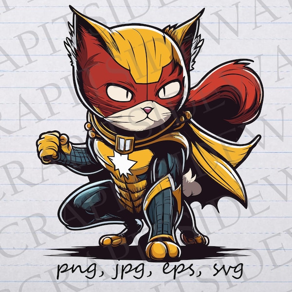 Super Kitties Svg - Etsy