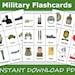 Set of 27 Military Army Flashcards Vocabulary Words Printable Instant ...