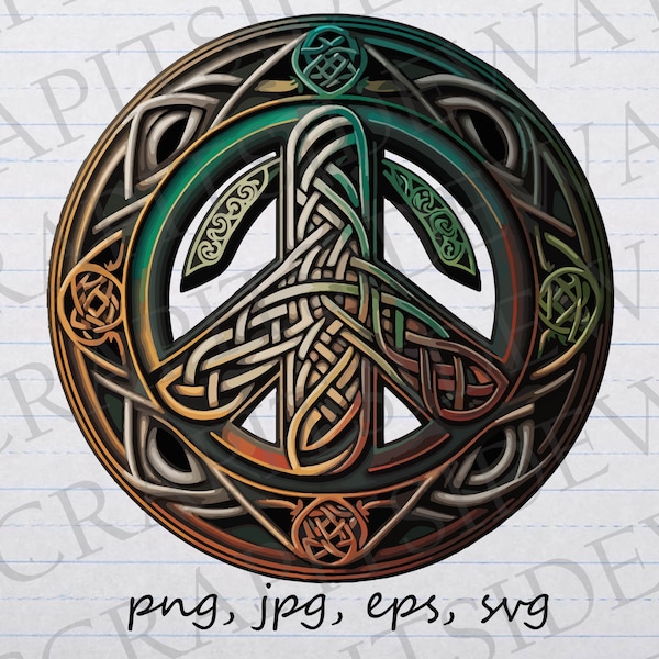 Celtic Peace Knot - Etsy