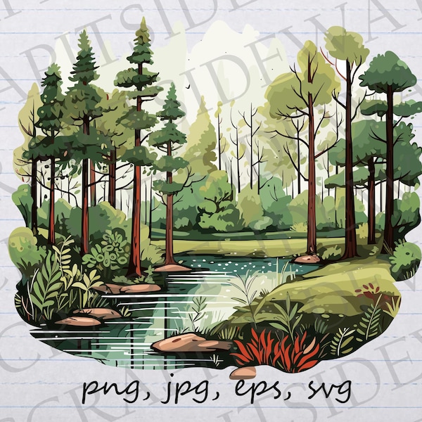 Wilderness Svg - Etsy