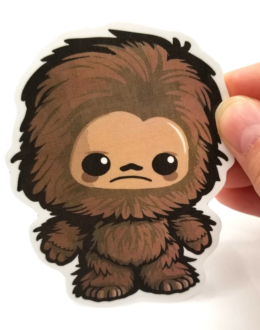 Baby Yeti Vinyl Sticker 3 Inches, Water Resistant Decal, Grumpy Yeti ...