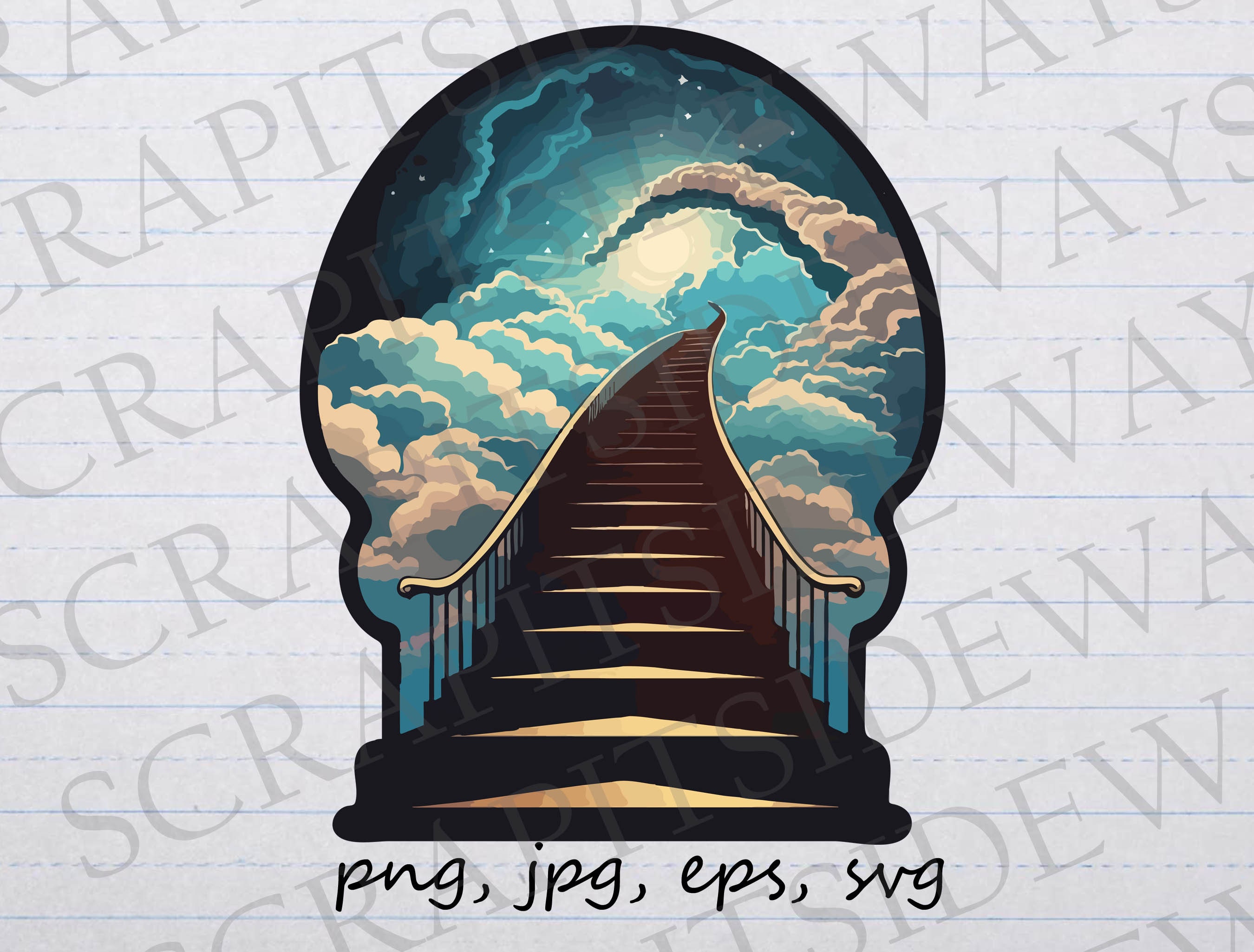 Stairway To Heaven Tattoo Drawing