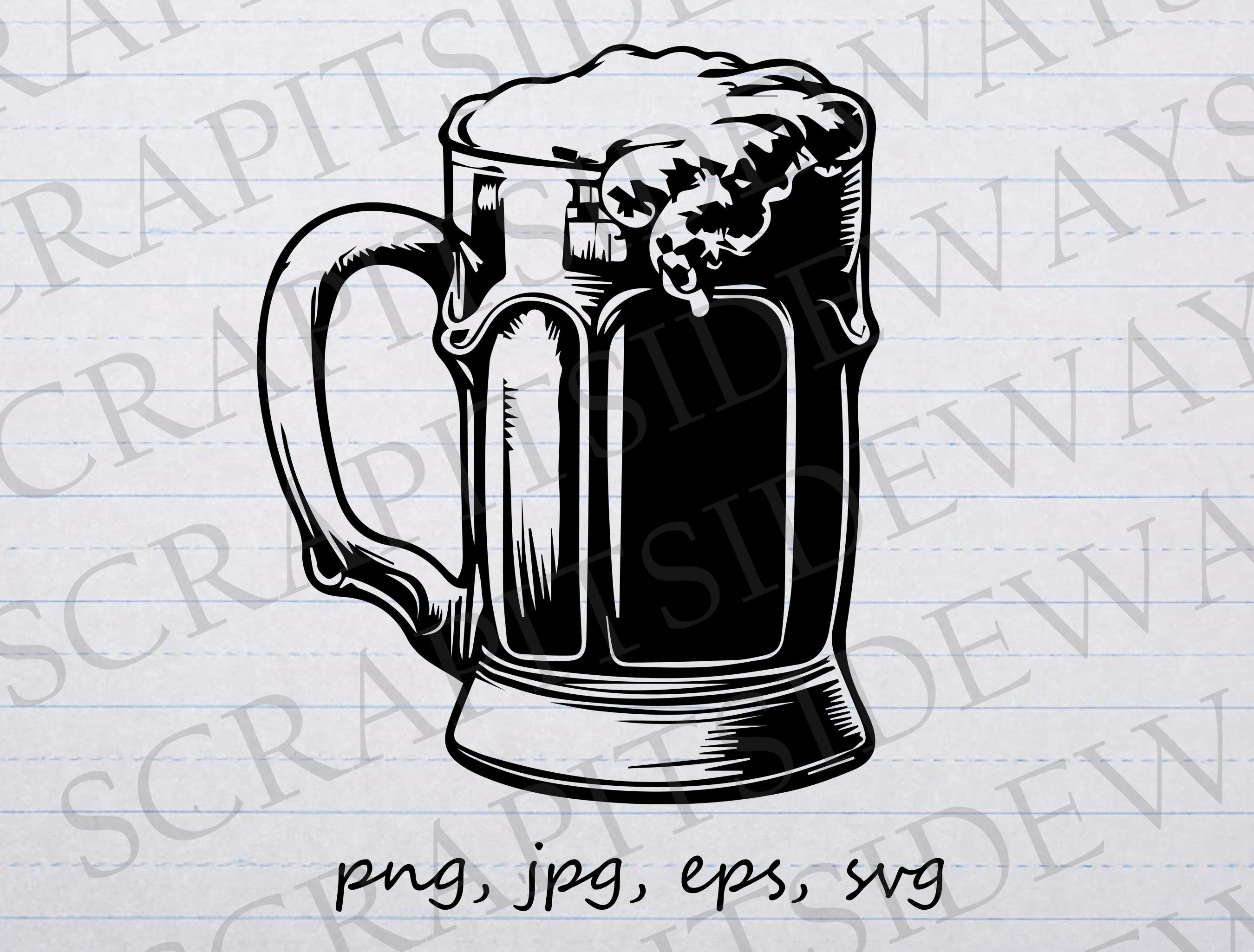 Beer Stein Outline