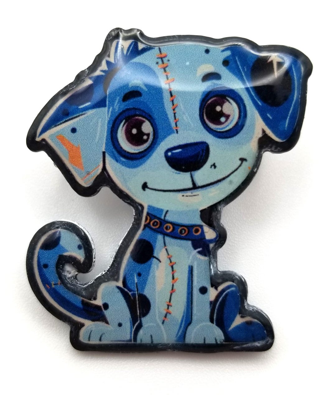 Frankenstein Dog Resin Pin, Pinback, Badge, Plastic Pin, UV Resin ...