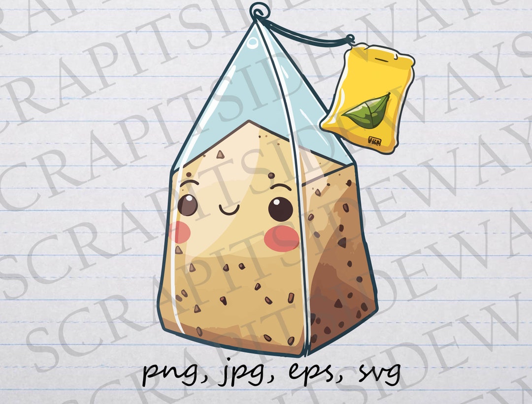 Cute Tea Bag Clipart Vector Graphic Svg Png Jpg Eps Tea Love Tea Lover ...