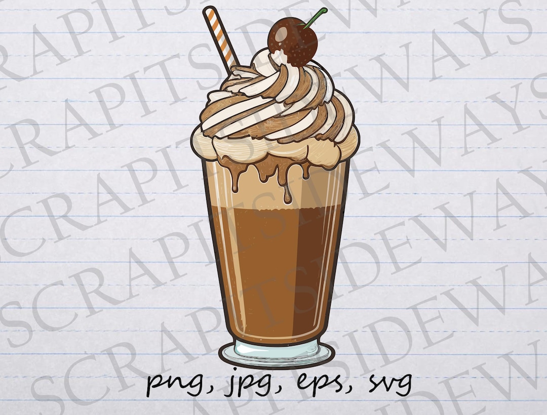 Root Beer Float Clipart Vector Graphic Svg Png Eps T Shirt Design Sticker Design Soda