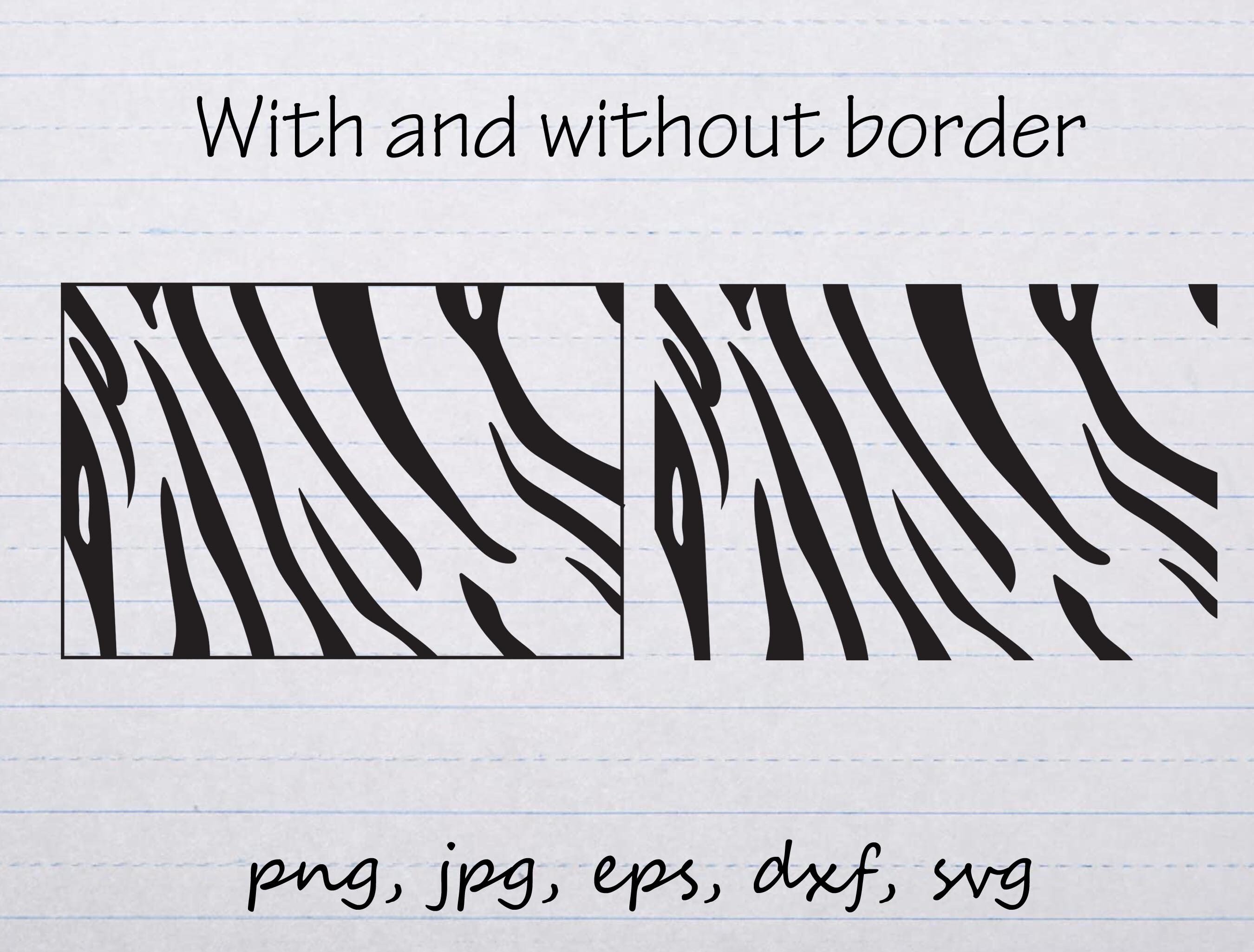 Set of 2 Tiger Stripes Clipart Vector Graphic Digital Stamp - Etsy