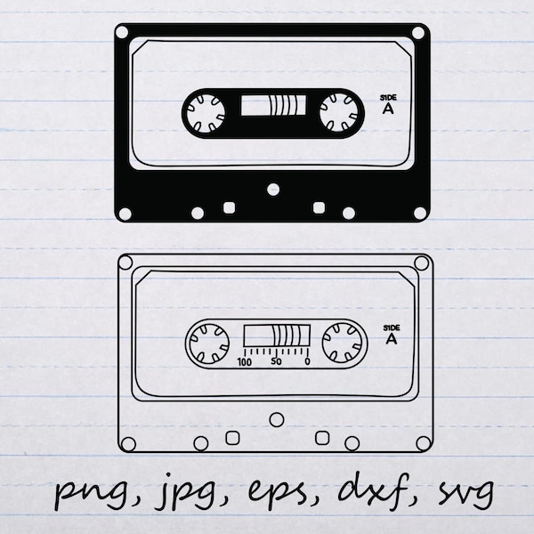 80s Black and White Clipart - Etsy