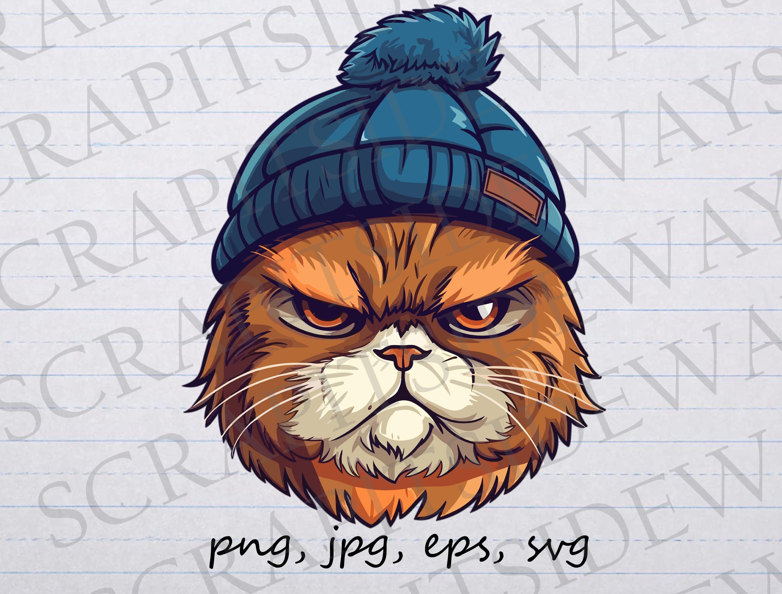 Grumpy Cat Vector Nope