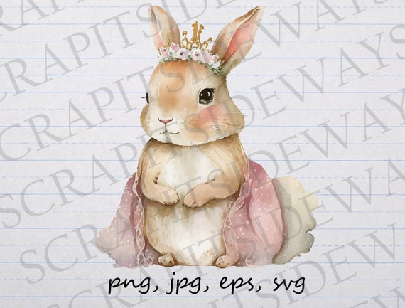 Grumpy Bunny Clipart