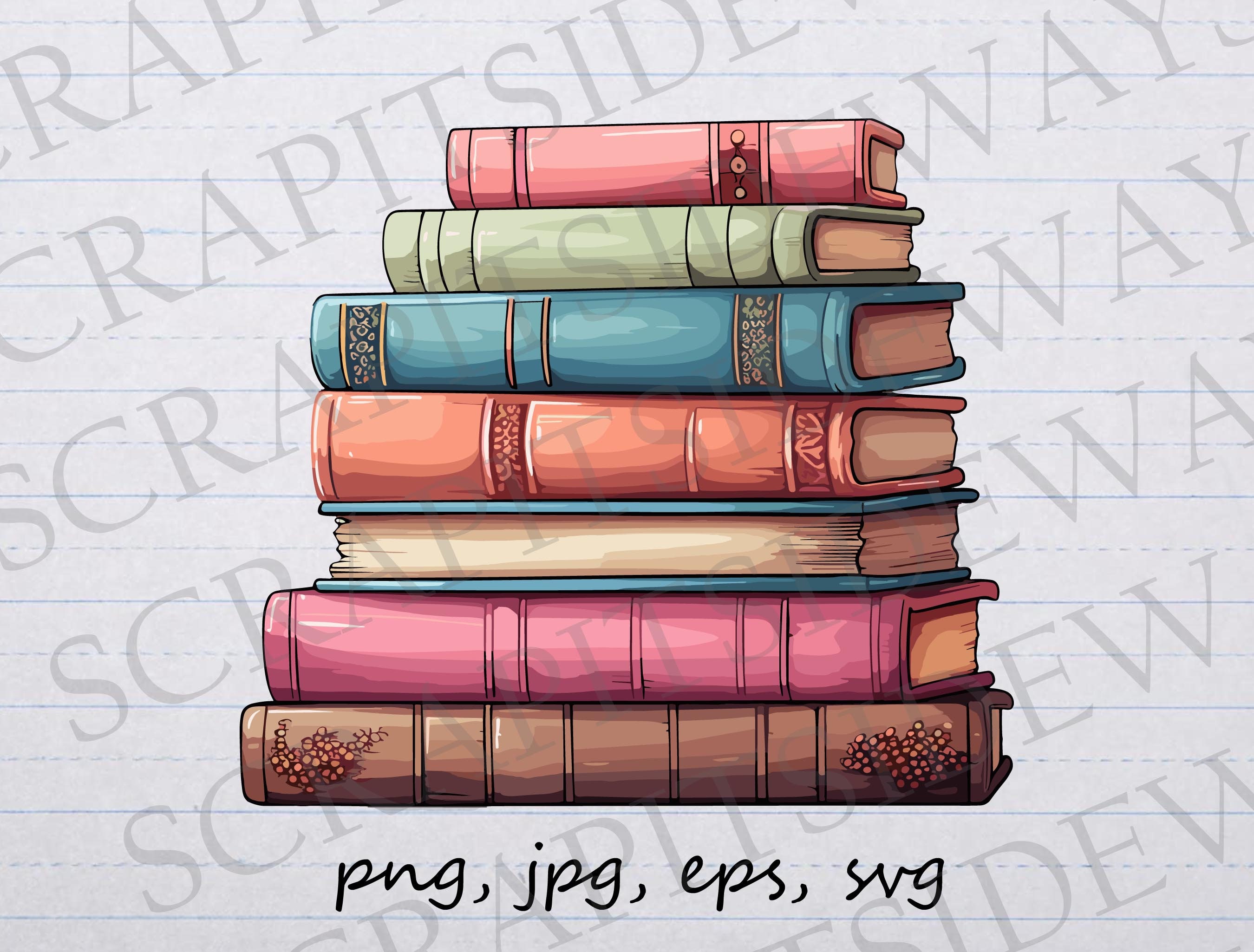 Stack Of Childrens Books Png Children Books Png PNG Transparent With