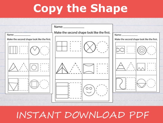 Hojas De Trabajo De Formas Imprimibles Hoja De Trabajo Imprimible Que