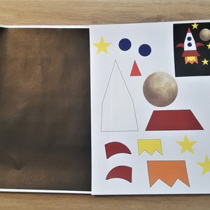 Build a Spaceship Kids Printable Craft Instant Download Activity Page ...