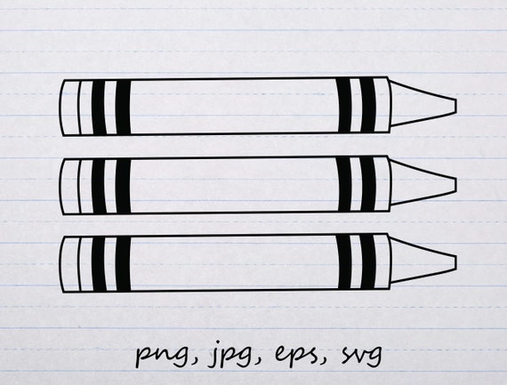 Crayon Outline Clip Art