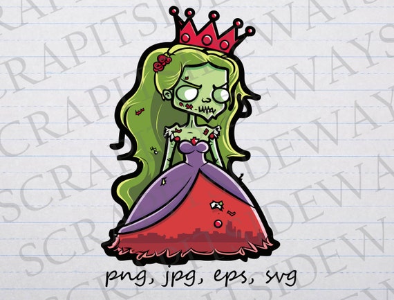 Zombie Princess Drawing