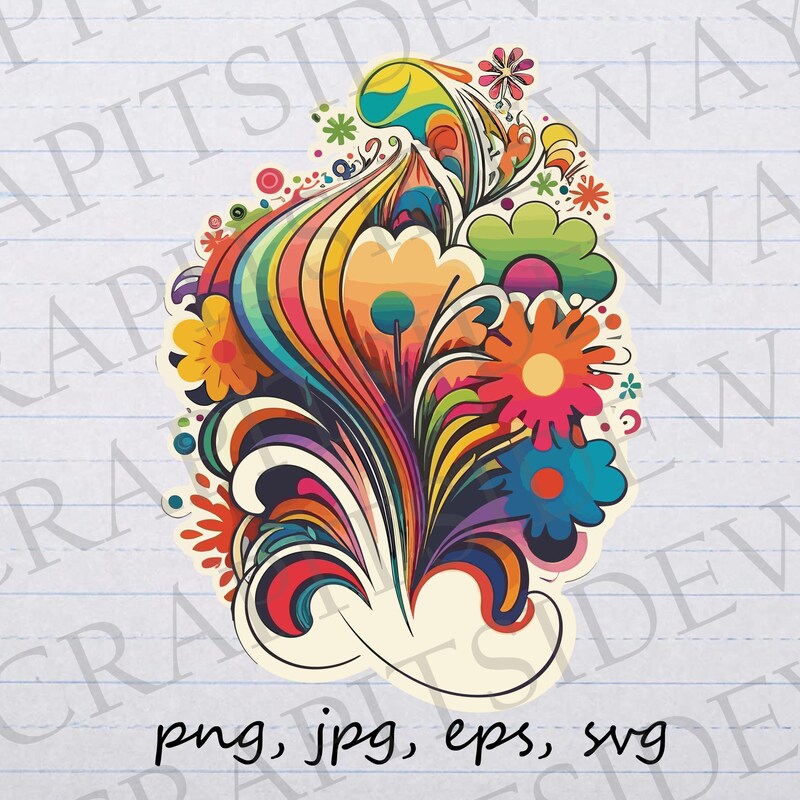 Flower Power Art - Etsy