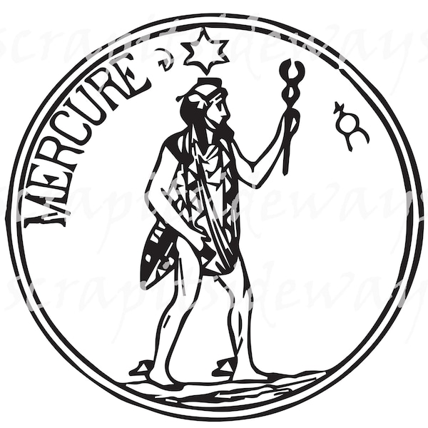 Mercury Logo Svg - Etsy