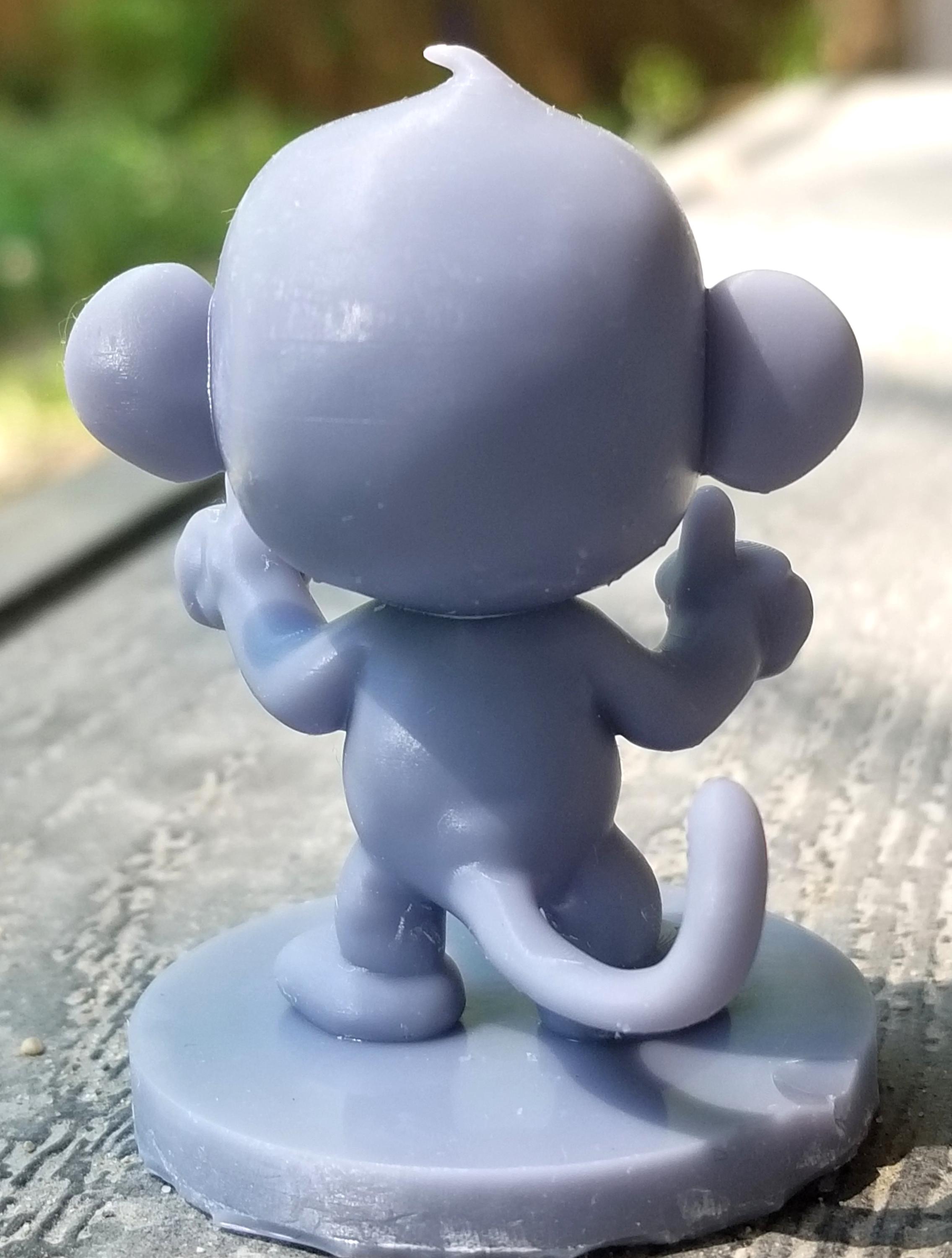 Thumbs up Monkey STL File ONLY, Happy Monkey, Kid Friendly, Resin ...