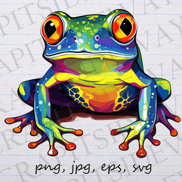 Rainforest Frogs - Etsy