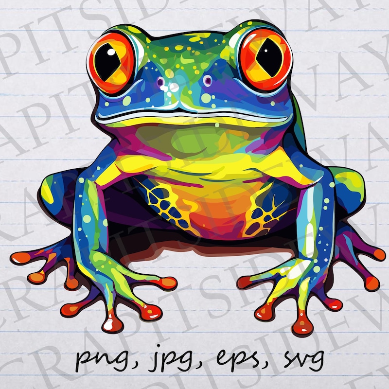 Rainforest Frogs - Etsy