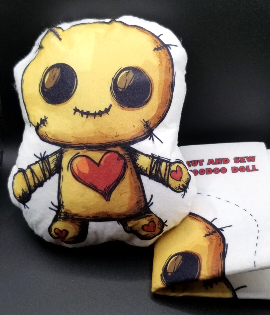 Voodoo Doll Cut and Sew Panel, Fabric Panel, Sewing Panel, Stuffie ...
