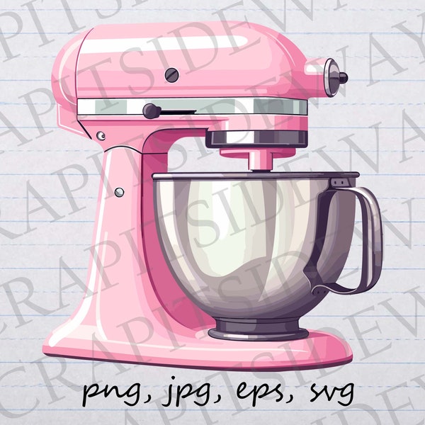 Stand Mixer Clipart - Etsy