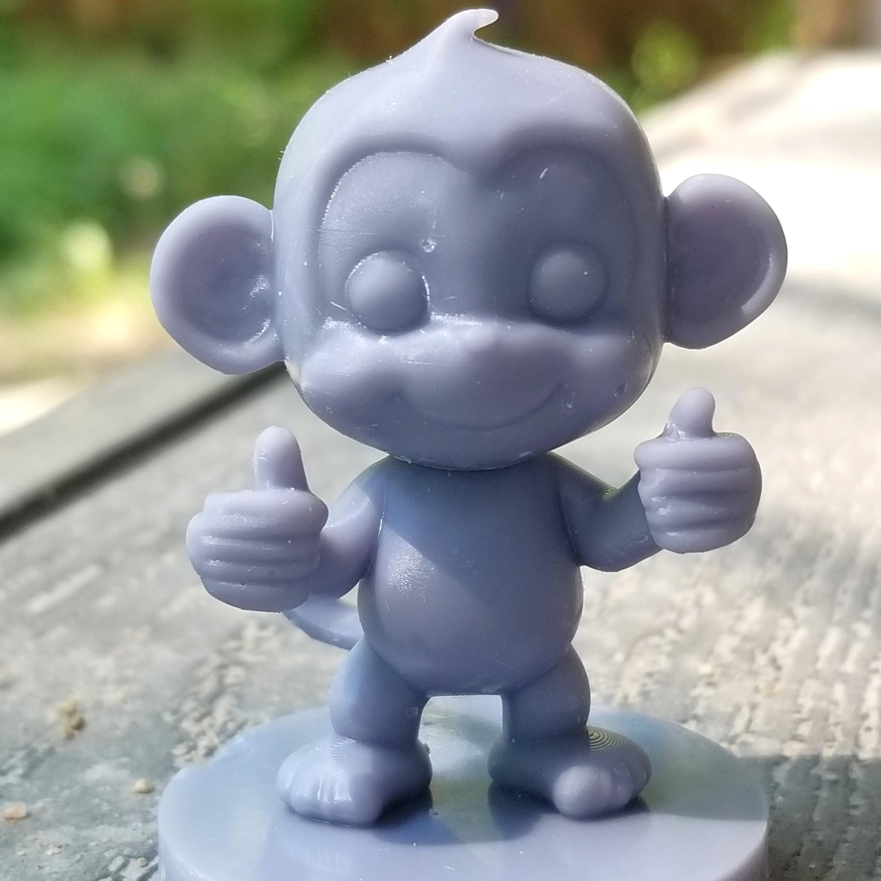 Thumbs up Monkey STL File ONLY, Happy Monkey, Kid Friendly, Resin ...