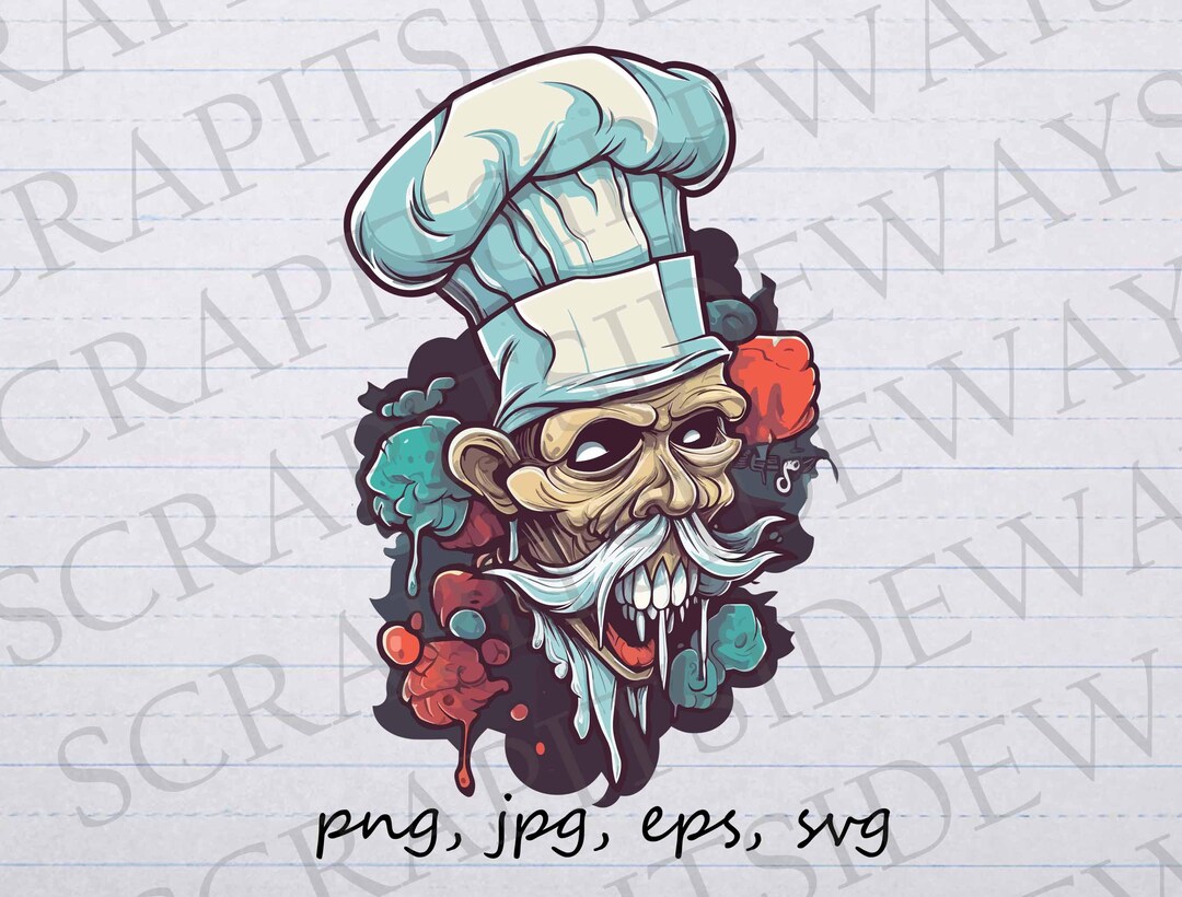 Weirdcore Chef Clip Art Clipart Vector Graphic Svg Png Jpg Eps Gross ...