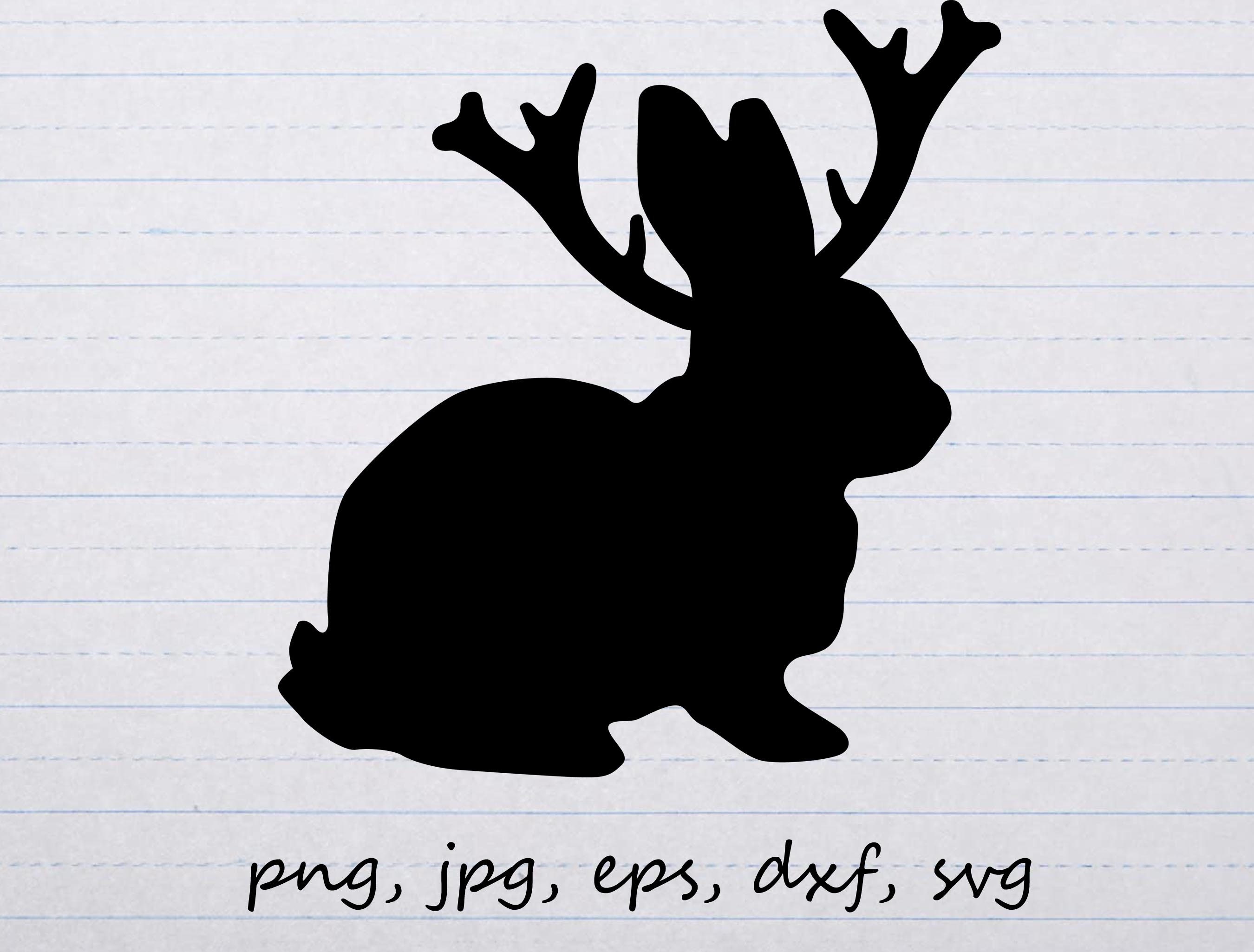 Jackalope Silhouette