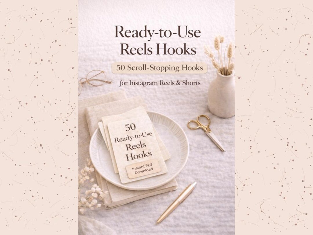 Ready-to-use Reels Hooks | 50 Scroll-stopping Hooks for Instagram Reels ...