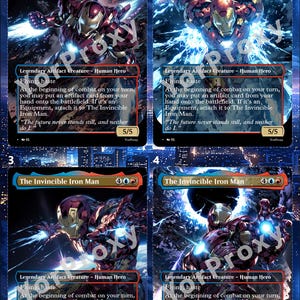 MTG Foil Proxy – Tony Stark EDH Commander | Alt Art Custom Card - Etsy