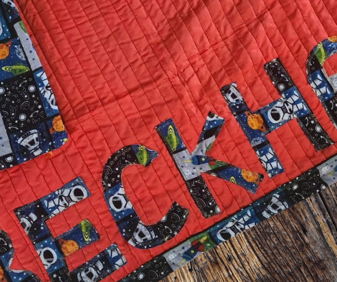 Personalized Baby Blanket | Quilt Style Baby Blanket | Custom Name or ...