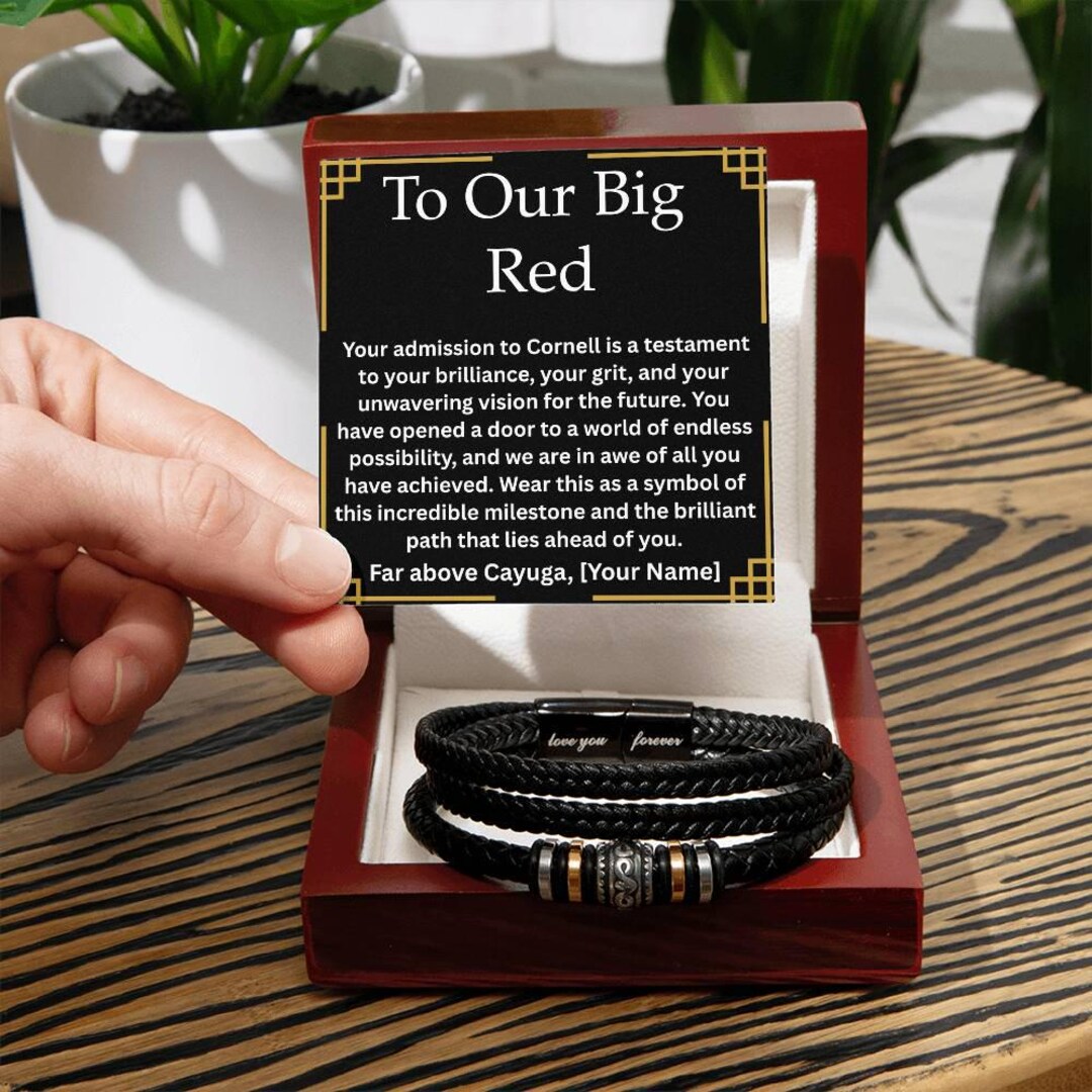 Cornell Acceptance Bracelet Ivy League Scholar Gift Future Big Red ...