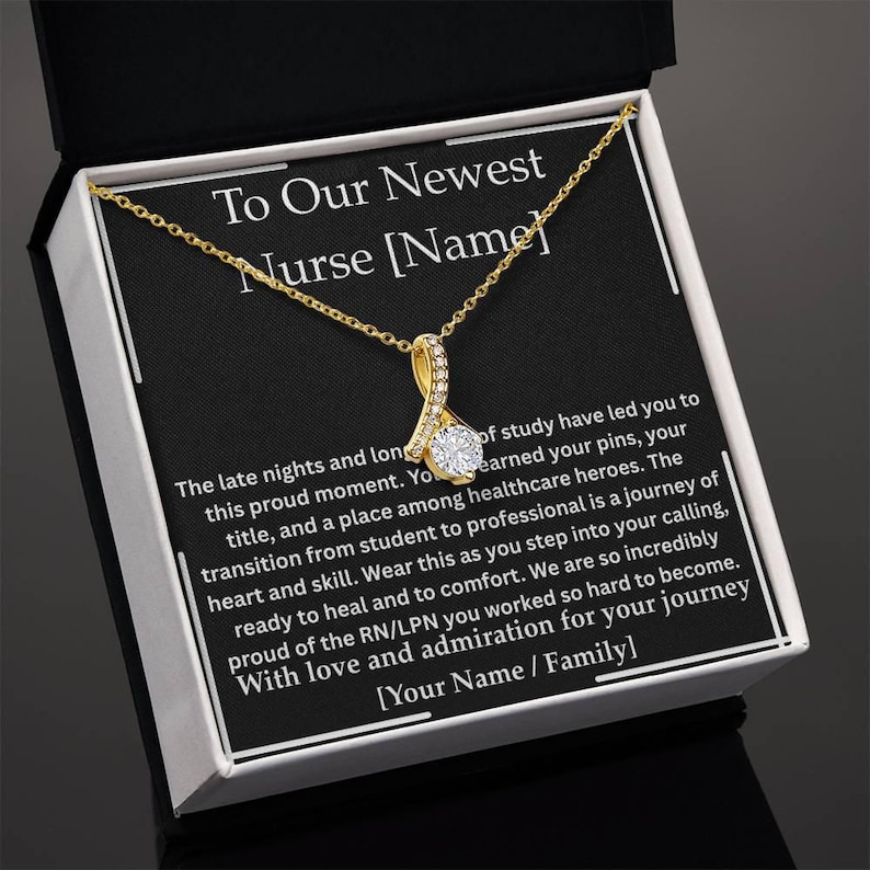 Nursing Pinning Ceremony Necklace Nursing Student to RN LPN Gift ...