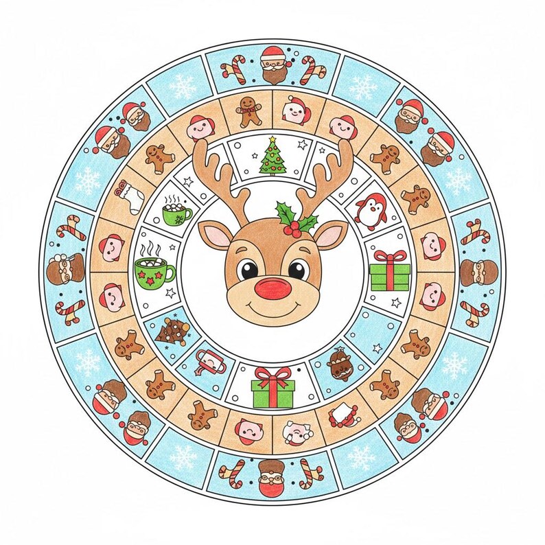 Printable Christmas Coloring Pages for Kids (ages 3–6) – Fun Holiday ...