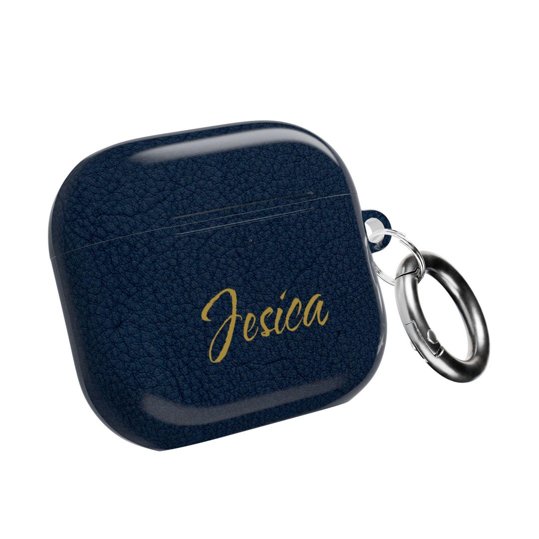 Personalised Gold Monogram Airpods Case, Custom Initial Letter AirPod ...