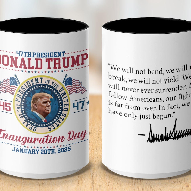 Trump Inauguration Mug - Etsy