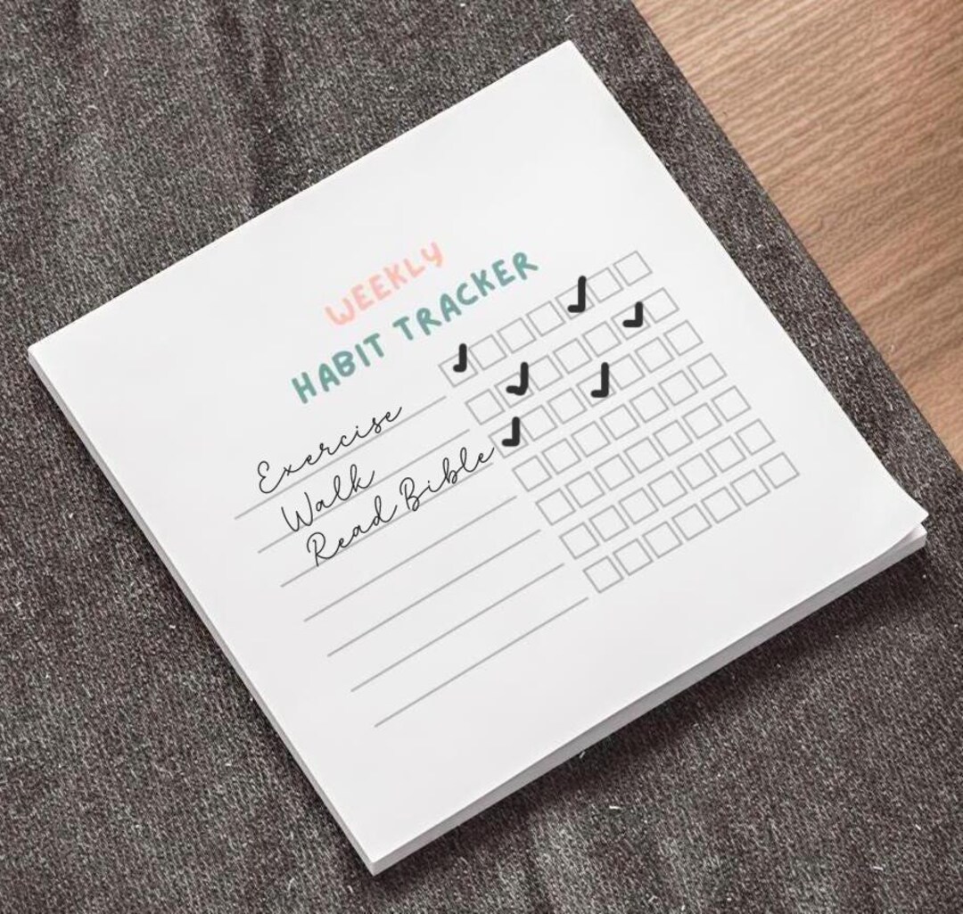 Post-it® 50 to Do Habit Tracker Day Planner | Note Pad Post It Notes ...