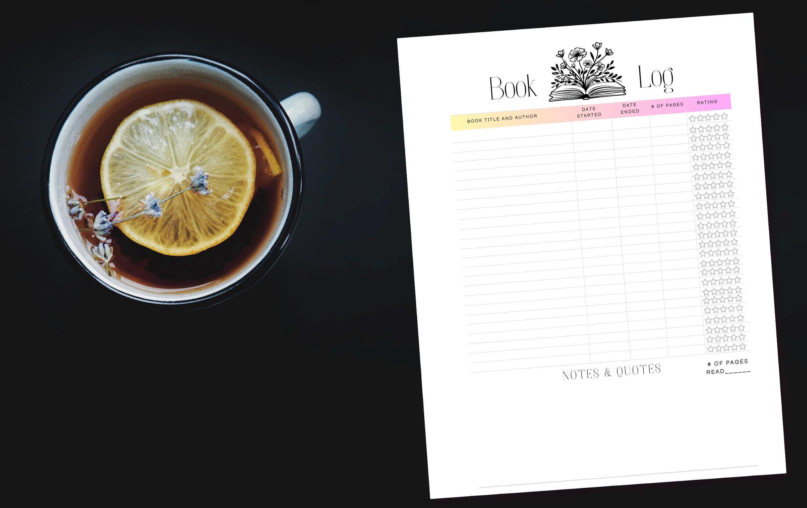 2025 Reading Log Printable, Reading Tracker, Books to Read, Books I've ...