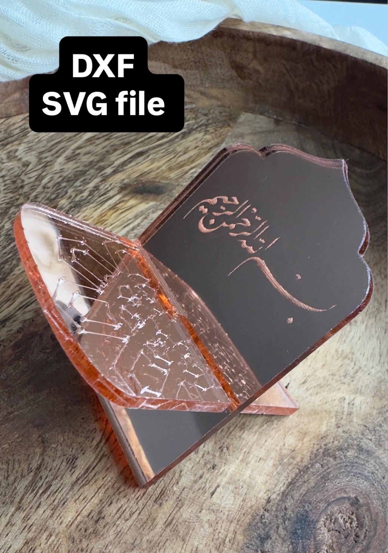 Islamic Date Holder , Laser Cut Date Stand , Ramadan Decor Digital File ...