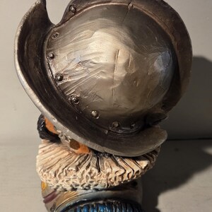 Vintage Spanish Conquistador Chalkware Bust Universal Statuary Corp ...