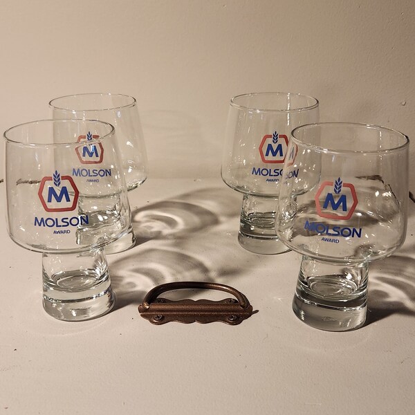 Molson Beer Glasses - Etsy