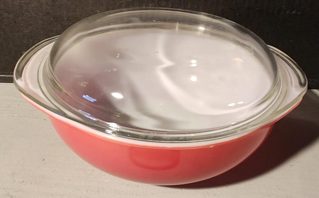 1950s Vintage Pink Flamingo PYREX 024 2qt Round Casserole Dish Bowl - Etsy