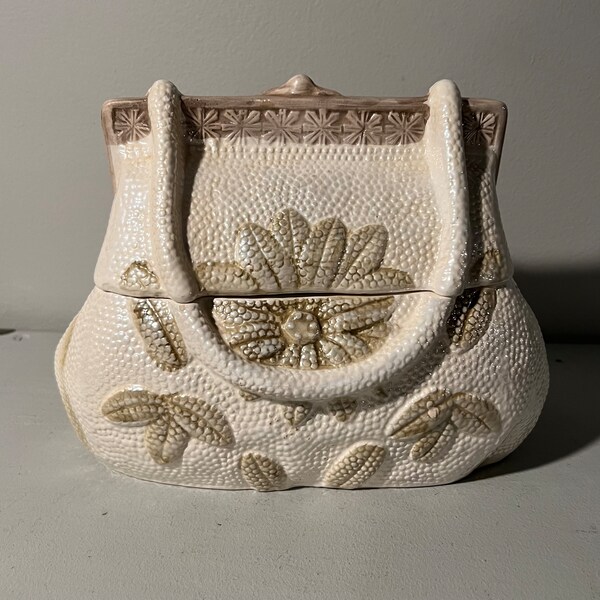 Ceramic Purse Cookie Jar - Etsy