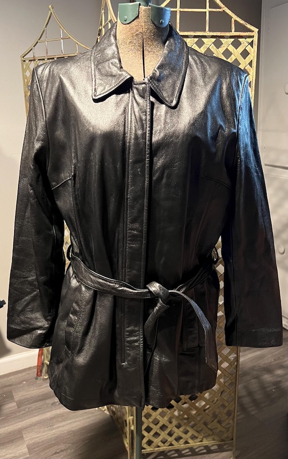Wilson Leather Jacket Black Thinsulate Ultra Vest Siz… - Gem