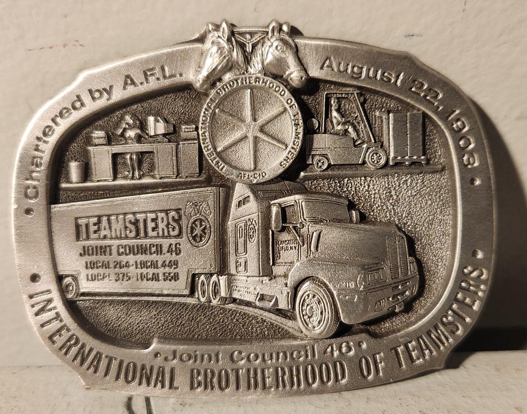 RARE Teamsters Joint Council 46 1997 Limited Edition Belt Buckle 511/1000 - Etsy