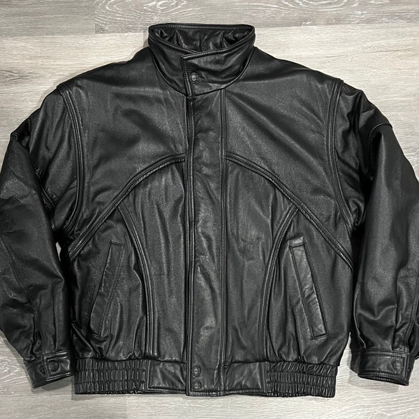 Wilson’s Leather Bomber Jacket - Etsy