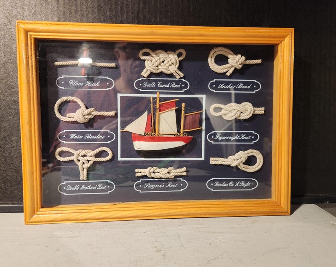 Nautical Knots in Display Case - Etsy