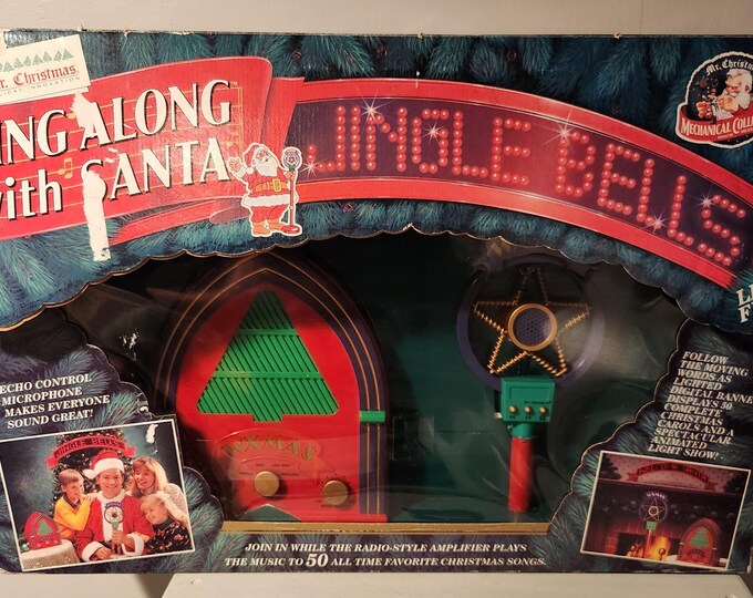 New in Box Mr. Christmas Sing Along With Santa Karaoke - Etsy