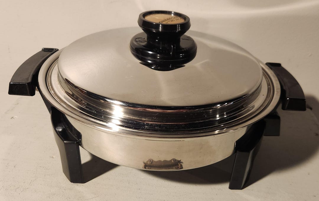 Kitchen Craft by West Bend 11 Liquid Core Electric Skillet Stainless ...